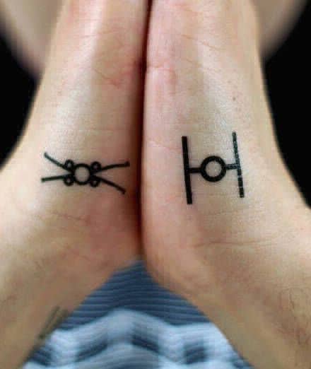 60+ Soulmate Matching Couple Tattoos With Meaning - Love Bright