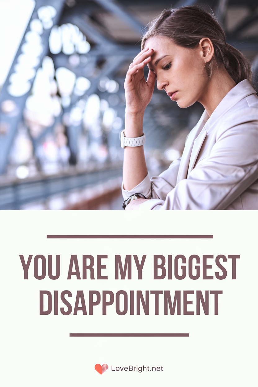 You Are My Biggest Disappointment - Love Bright